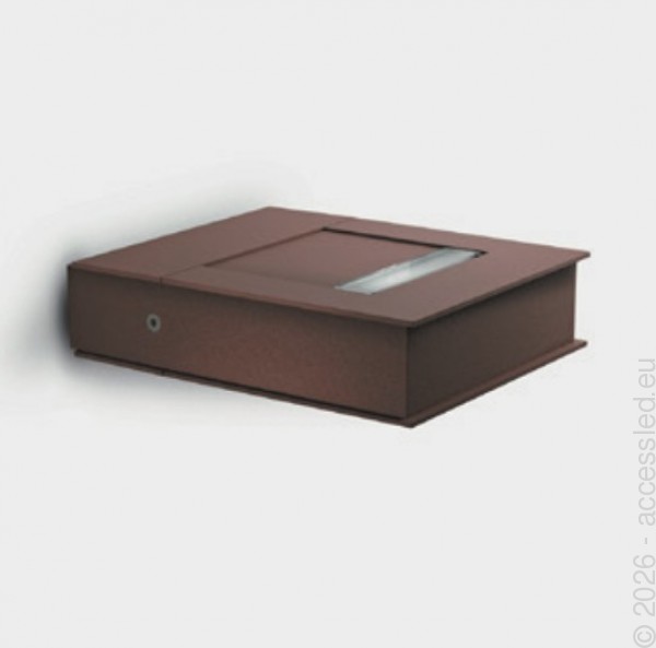 2005106 BIDI applique (Rouille structuré, Non dimmable, 2x12W, 45x85°)